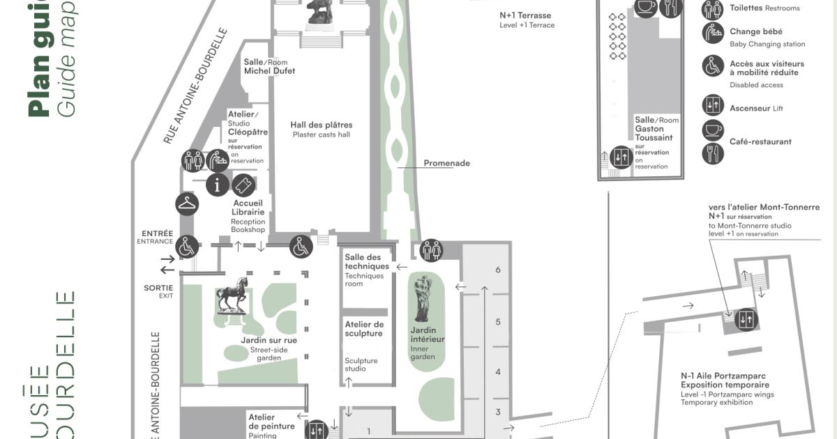 Plan-guide | Bourdelle
